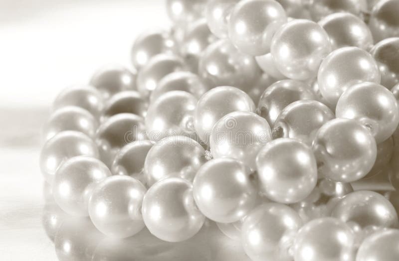 White pearl stock photo. Image of luxury, charm, necklace - 29292100