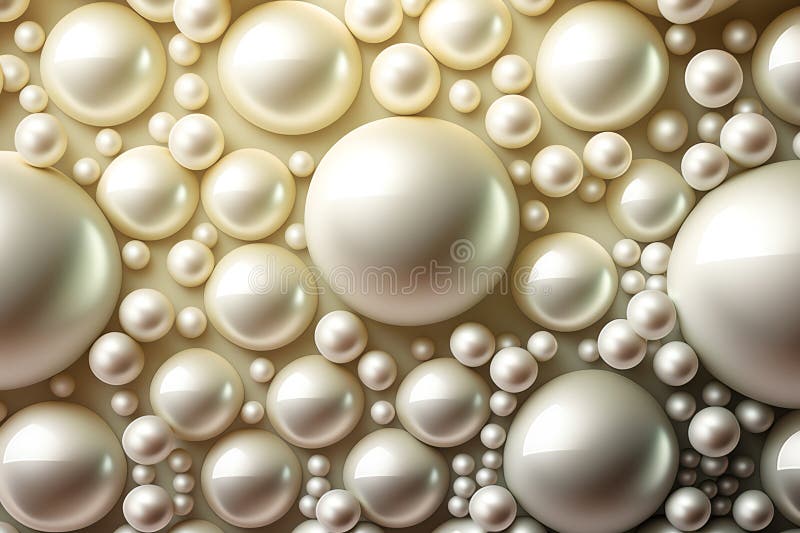 White Pearl Background. Color Bubbles. Pearl Background Stock ...
