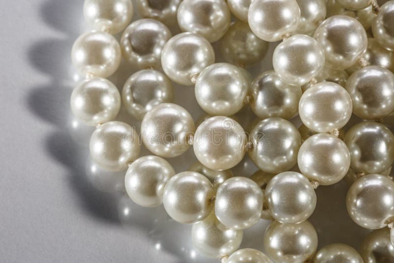 White pearl stock image. Image of closeup, decoration - 38597927