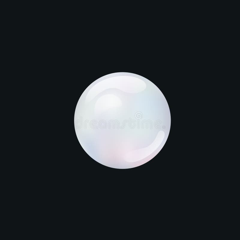 White Pearl Vector Realisic Isolated Illustration Stock Vector ...