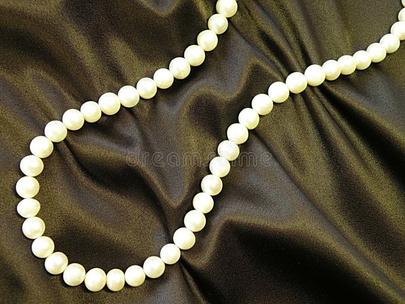 White pearls beads stock image. Image of rich, oval, shoth - 9589965