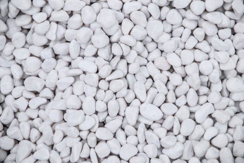 White Pebble Stone Texture and Background Stock Image - Image of ...
