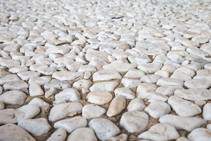 White Pebble Stone Texture Background. Stone Background Stock Photo ...