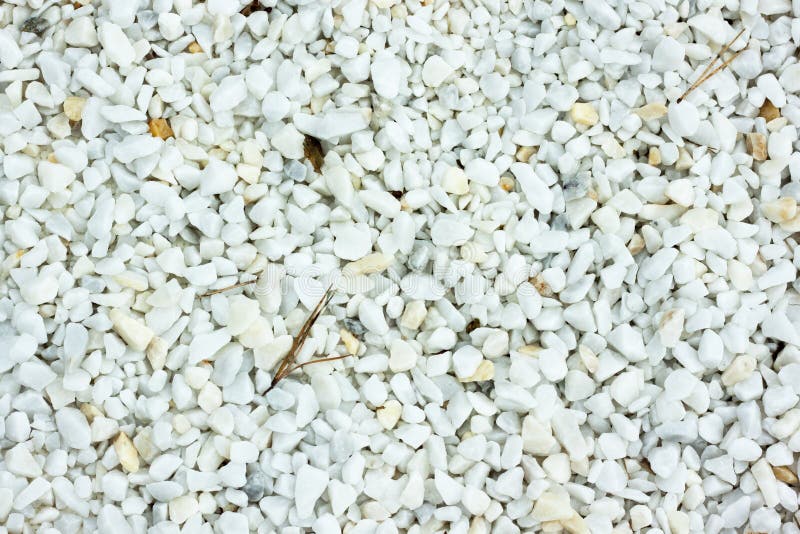 White Pebble Stone Texture on the Ground. Stock Image - Image of beach ...
