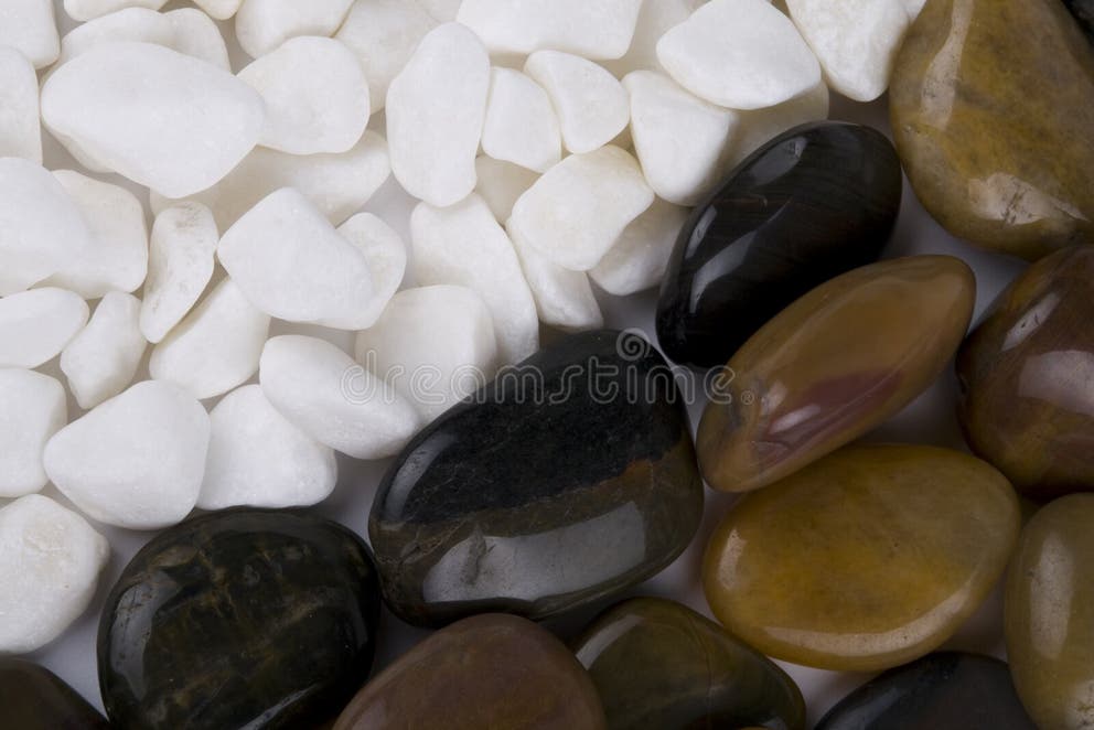 White Pebbles, Polished Rocks Stock Photo - Image of white, polished ...