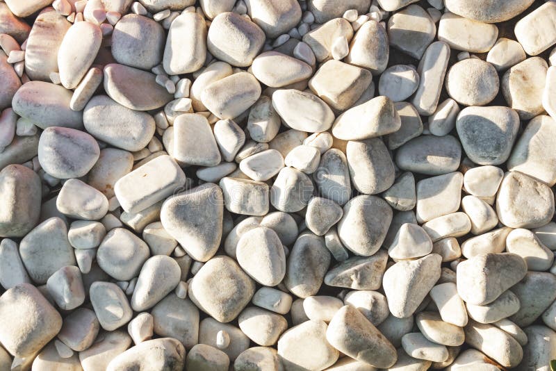White pebbles. stock photo. Image of natural, decoration - 152935904