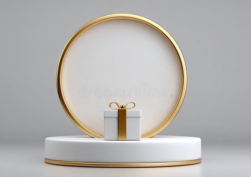 Elegant Gift Presentation stock illustration. Illustration of render ...