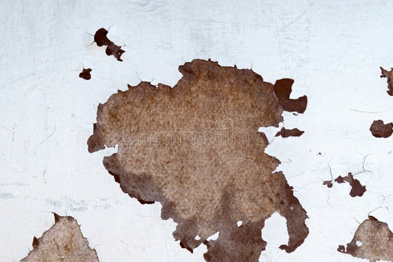 White Peeling Paint Rust Texture Grunge Background of a White Painted ...