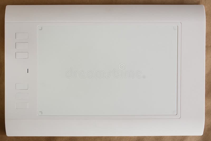 White Pen graphics tablet stock photo. Image of button - 55528156