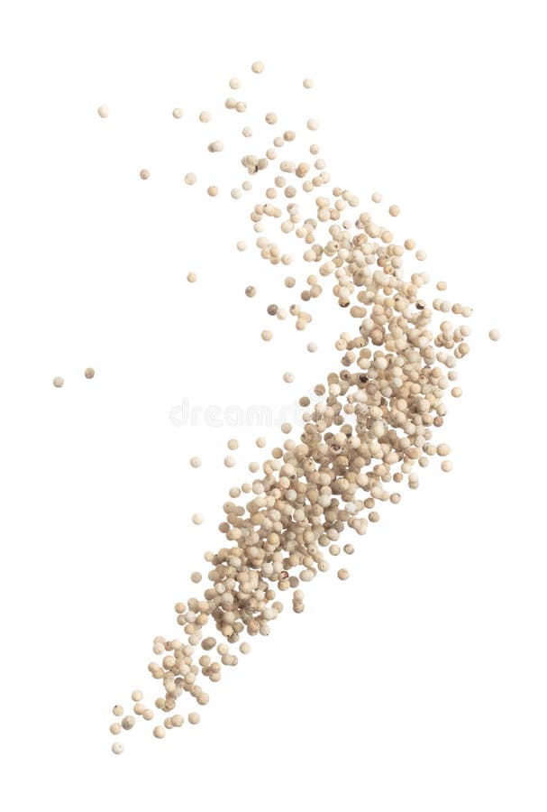 White Pepper Seeds Fly Explosion, White Pepper Float Explode, Abstract ...