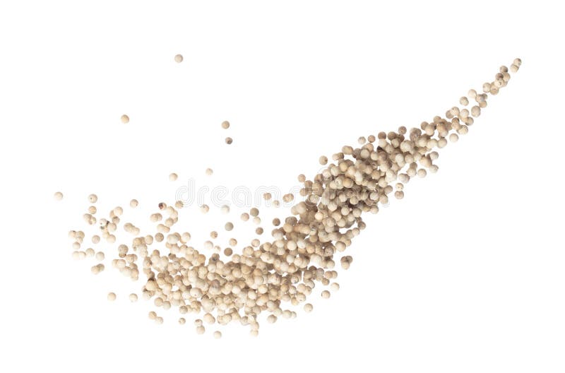 White Pepper Seeds Fly Explosion, White Pepper Float Explode, Abstract ...