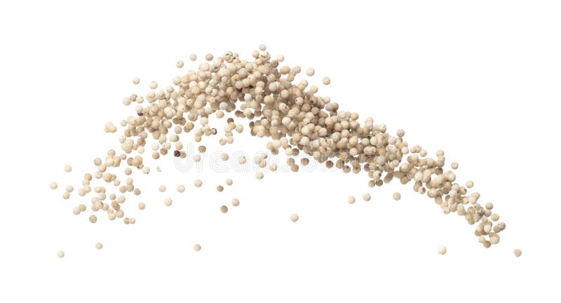 White Pepper Seeds Fly Explosion, White Pepper Float Explode, Abstract ...