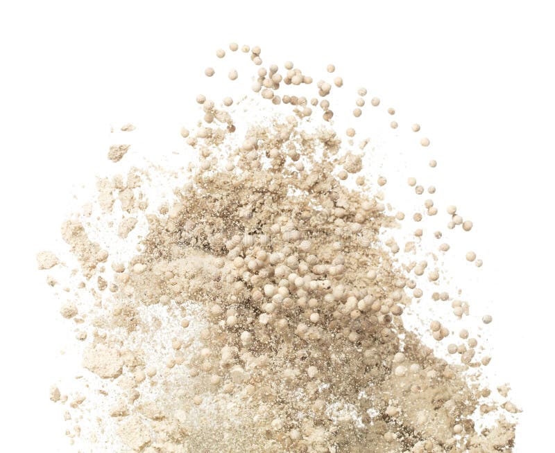 White Pepper Seeds Fly Explosion, White Pepper Mix Powder Float Explode ...