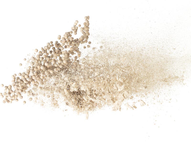 White Pepper Seeds Fly Explosion, White Pepper Mix Powder Float Explode ...