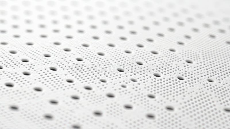 White Perforated Fabric Texture Stock Illustration - Illustration of ...