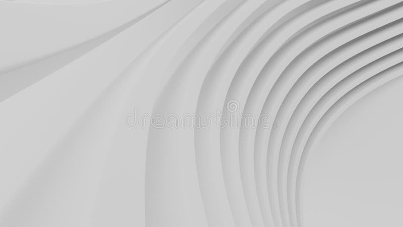 White Perspective Architecture Circular Background. Modern Building ...