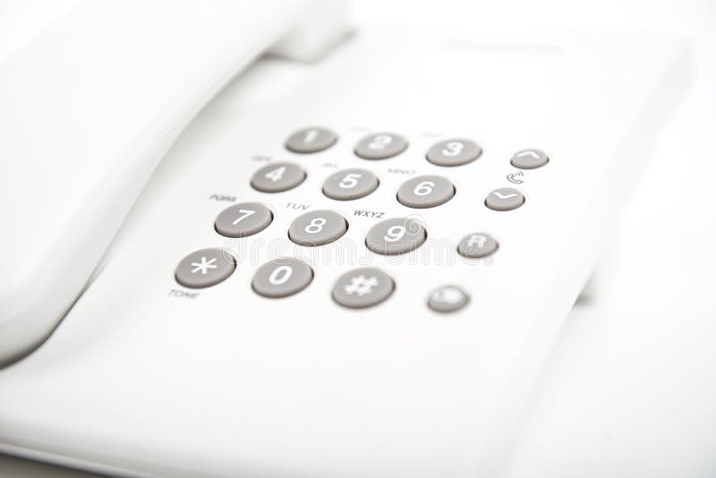 White phone stock image. Image of business, information - 33231291