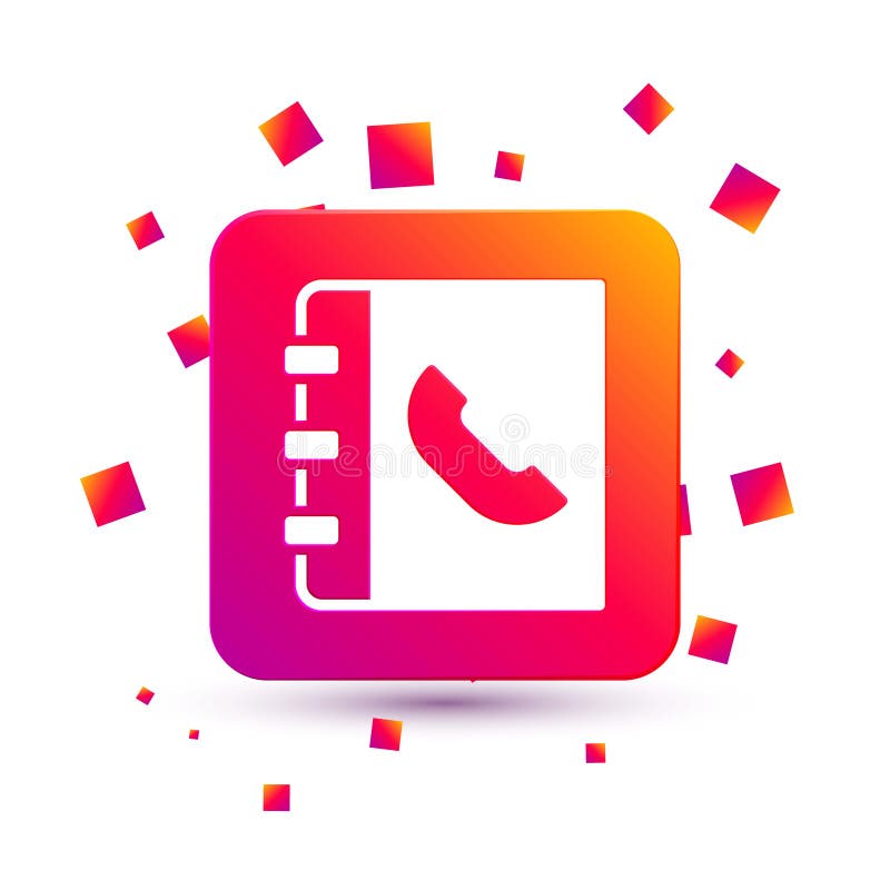 Telephone Icon Square Gradient Stock Illustrations – 447 Telephone Icon ...
