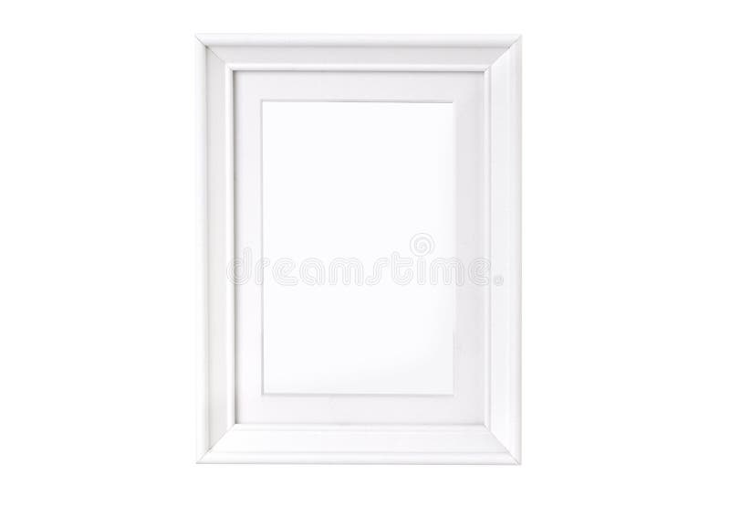 White photo frame stock image. Image of decor, decorative - 219353421