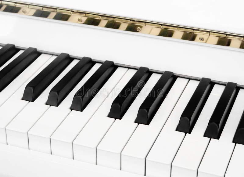 White piano stock photo. Image of tone, instrument, musical - 12626550