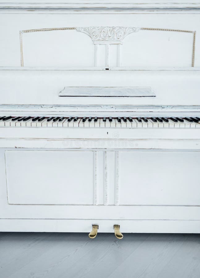 White piano keyboard stock image. Image of apartment - 242997447