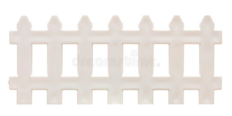 Seamless Picket Fence Cutout Stock Image - Image of white, fence: 5718201