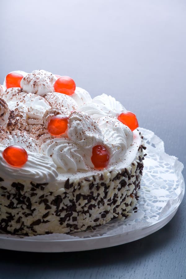 White pie stock image. Image of delicious, creamy, cream - 4833893