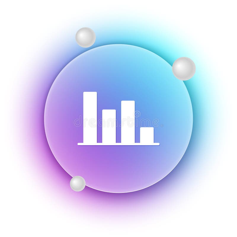 White Pie Chart Infographic Icon Isolated on White Background. Diagram Chart Sign Stock Vector ...