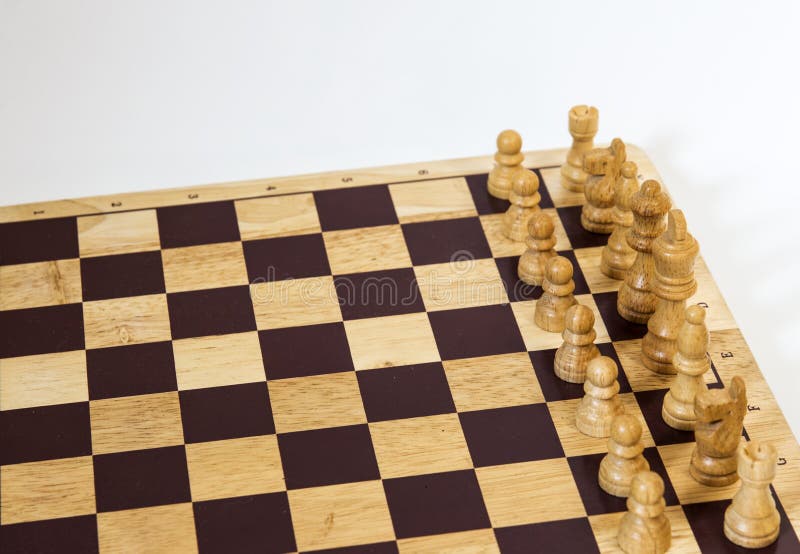 White piece Chess game stock photo. Image of board, leisure - 91118786