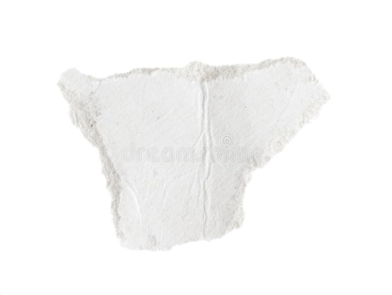A White Piece of Paper on an Isolated White Background Stock Image ...