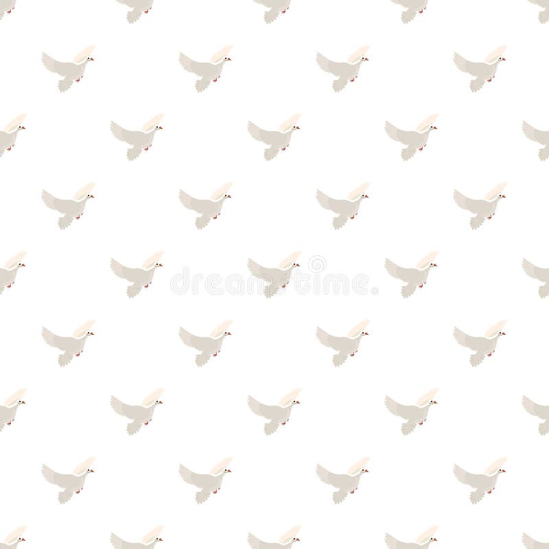 White pigeon pattern stock vector. Illustration of celebration - 98320774
