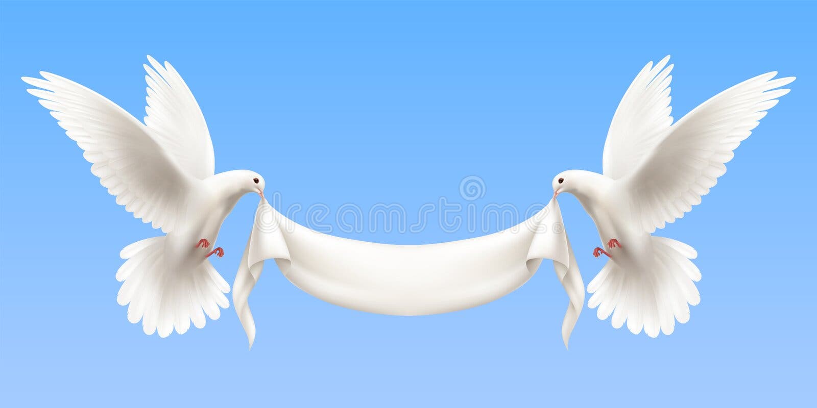 Flying white pigeons stock vector. Illustration of peace - 9429568