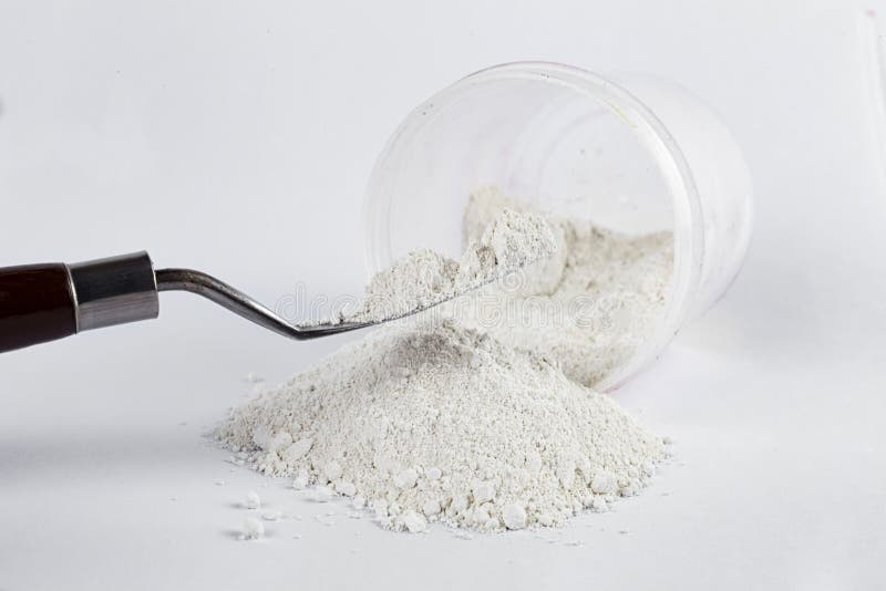 White Pigment on a White Background Stock Photo - Image of natural ...