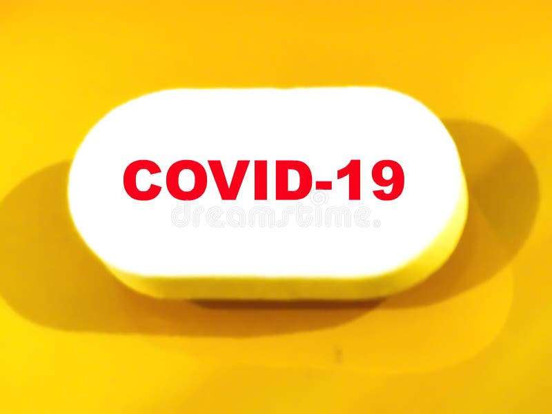 White Pill from Coronavirus. Stock Image - Image of tablets, health ...
