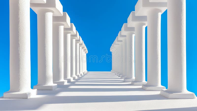 Pillars Pathway Stock Illustrations – 1,828 Pillars Pathway Stock ...