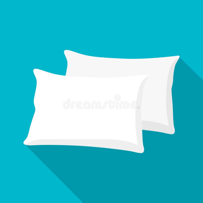 White Pillow, Cushion Vector Illustration Stock Vector - Illustration ...