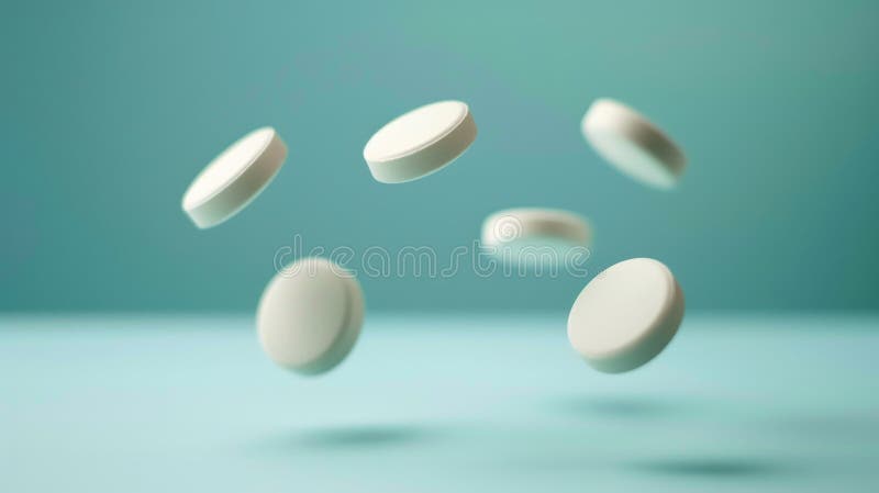 Medicinal Pills Floating Air Ai Generated Stock Photos - Free & Royalty ...