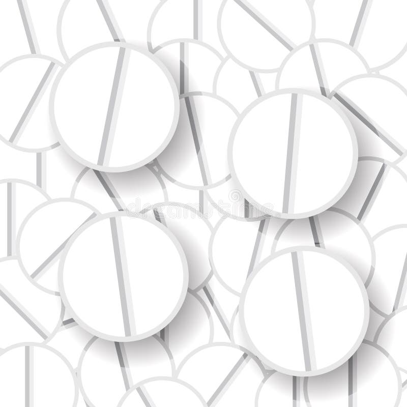 White Pills stock vector. Illustration of plastic, objects - 58401065