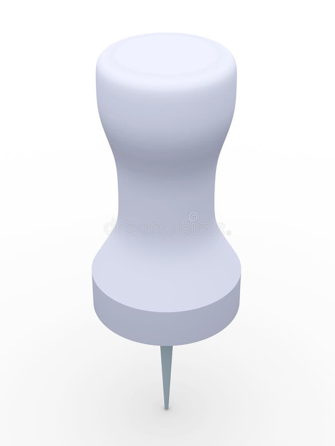 White Pin stock illustration. Illustration of object - 72745687