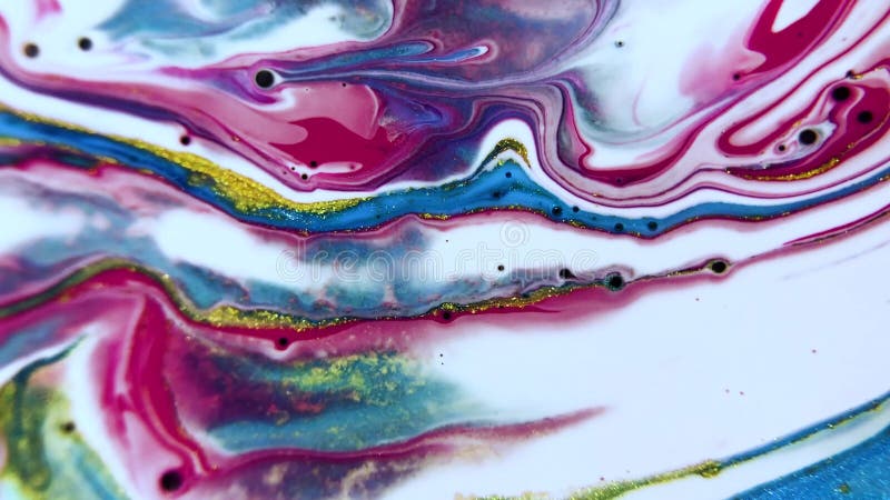 White and Pink Fluid Fluid Effect Artwork. White Modern Color Magenta ...