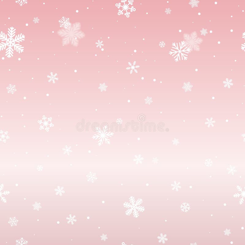 Pink Snowflake Zoomed Under a Microscope, AI Generative Stock ...
