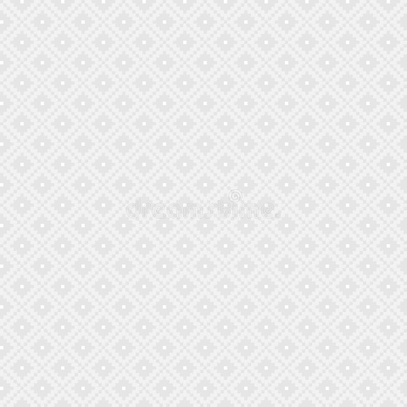 White Pixel Pattern with Diamonds or Diagonal Squares Stock Vector ...