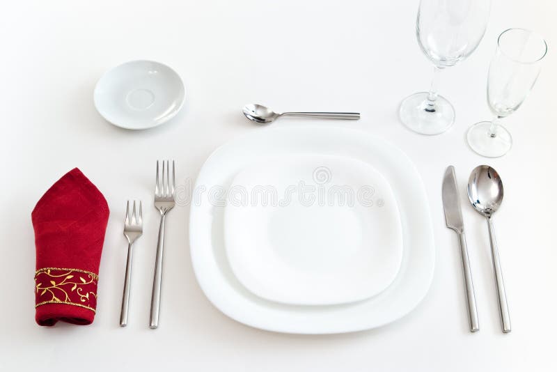 Place setting stock photo. Image of utensil, formal, romance - 7719826