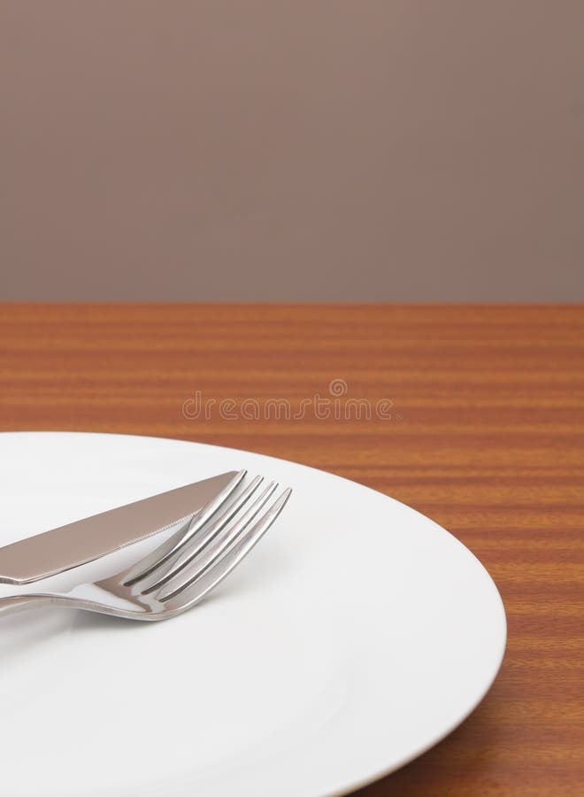 White Place Setting on Table Stock Image - Image of dinner, fork: 33267325