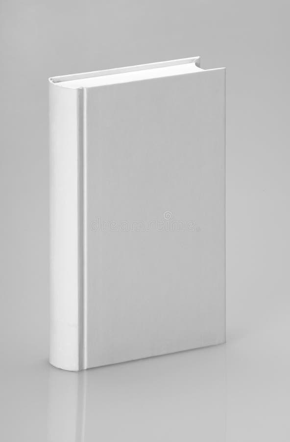 White Plain Book for Graphic Design Stock Image - Image of reading ...