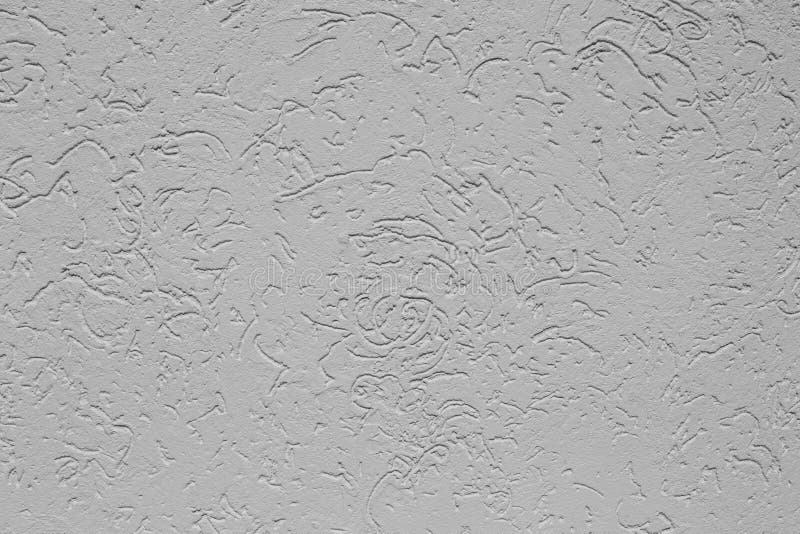 White Plaster Texture Background. Chaotic Pattern on the Plastered Wall ...