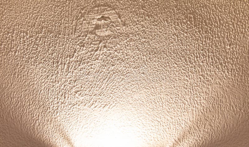 White Plaster on the Wall Illuminated at Night. Stock Image - Image of ...