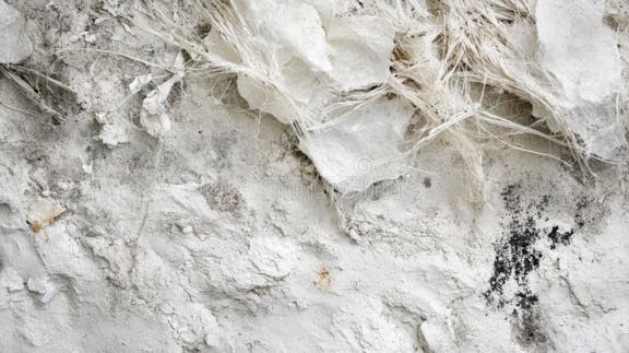 White Plaster Wall Texture with Fibrous Debris Stock Illustration ...