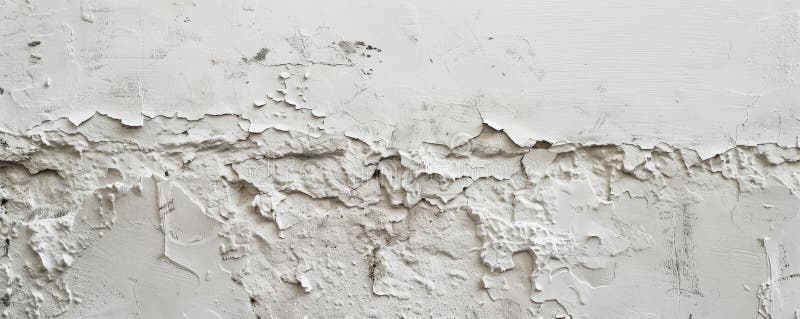 White Plaster Wall: a White Plaster Wall with Visible Brush Strokes and ...