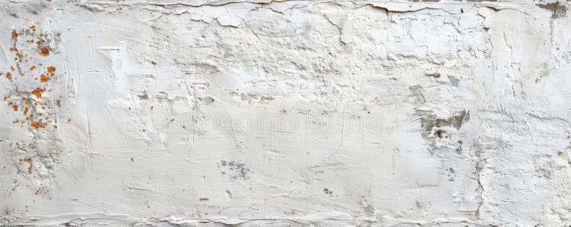 White Plaster Wall: a White Plaster Wall with Visible Brush Strokes and ...